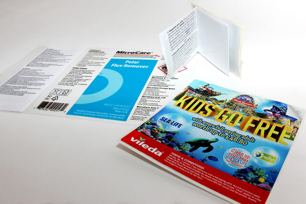 Multipage labels - GBF labels, Print and Packaging Suppliers